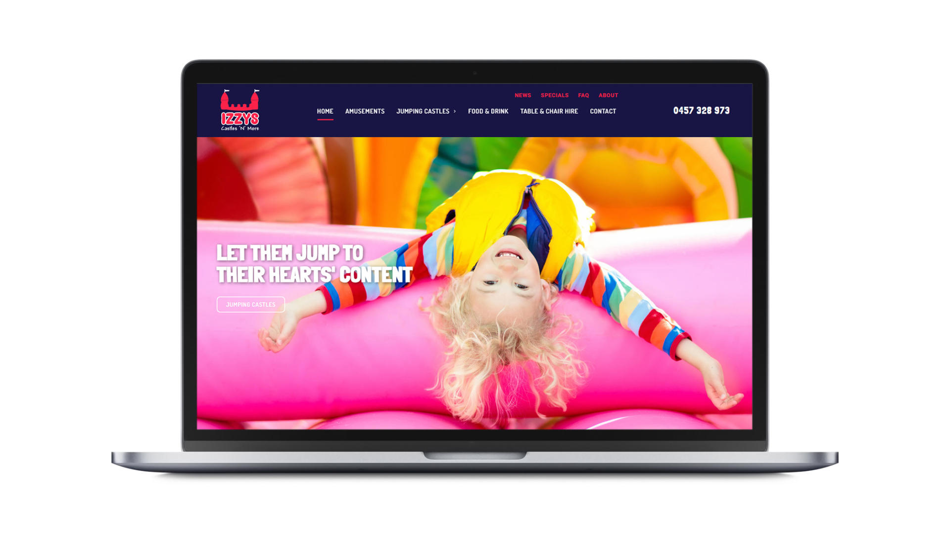 Izzy’s Castles ‘N’ More | SEO Geelong - GOOP Digital